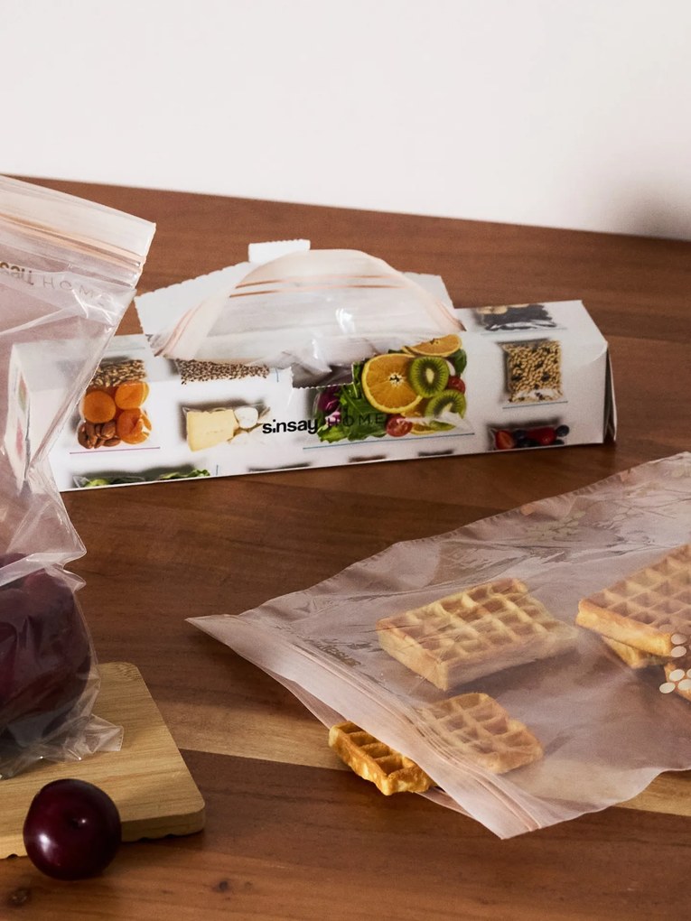 Sinsay - Sáčky na potraviny se zipem 30 pack - vícebarevná