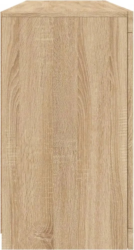 Příborník s LED osvětlením dub sonoma 163 x 37 x 67 cm 3209074
