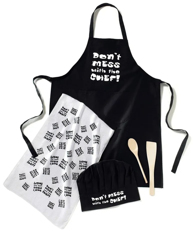 5dílný set pro kuchaře Cooksmart ® Don't Mess With The Chef
