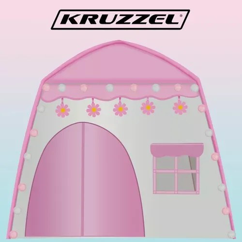 Kruzzel Dětský stan HOME + světla 23472