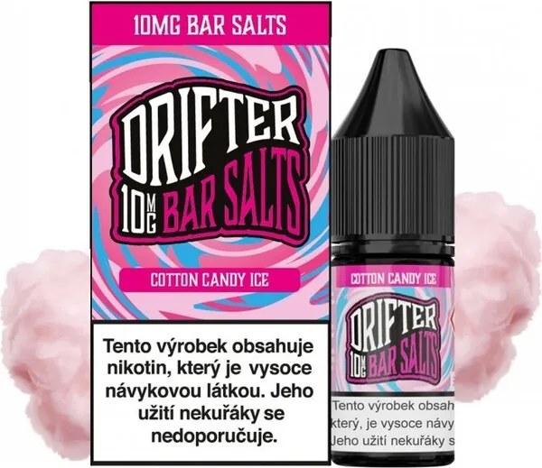 Liquid Drifter Bar Salts Cotton Candy Ice 10ml (10mg)