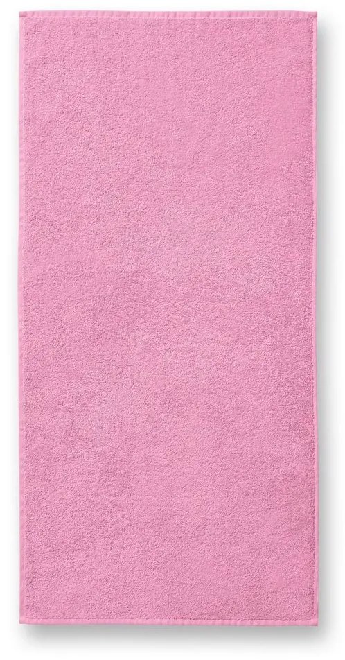 MALFINI Osuška bez bordury Terry Bath Towel - Růžová | 70 x 140 cm