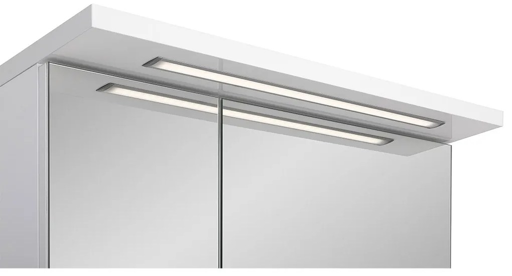Comodo Zrcadlová skříňka závěsná s LED osvětlením Elite W 60 ZS