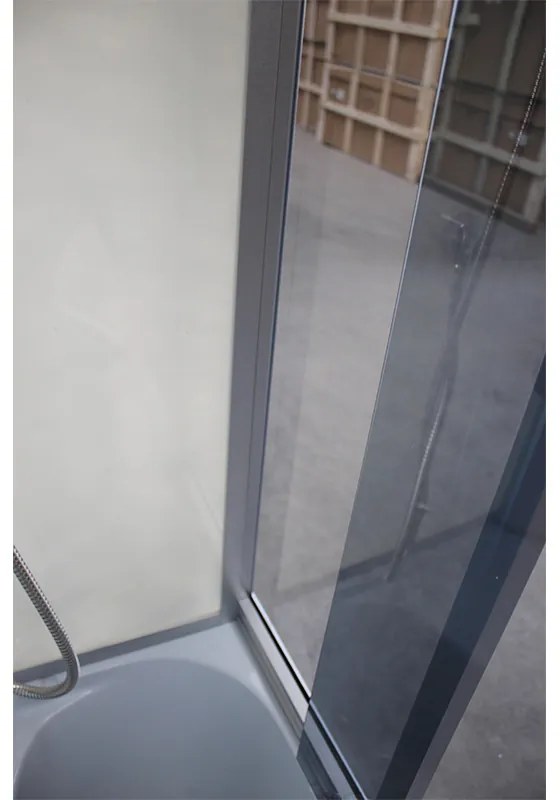 BPS-koupelny Hydromasážní box HYD-A04 120 SA P, 120x80 pravý se saunou