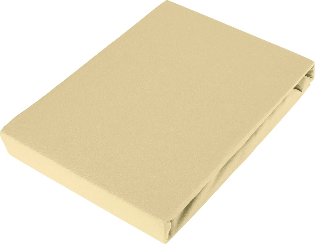 XXXLutz ELASTICKÉ PROSTĚRADLO, žerzej, světle žlutá, 100/200 cm Bio:Vio - Prostěradla - 004996003508