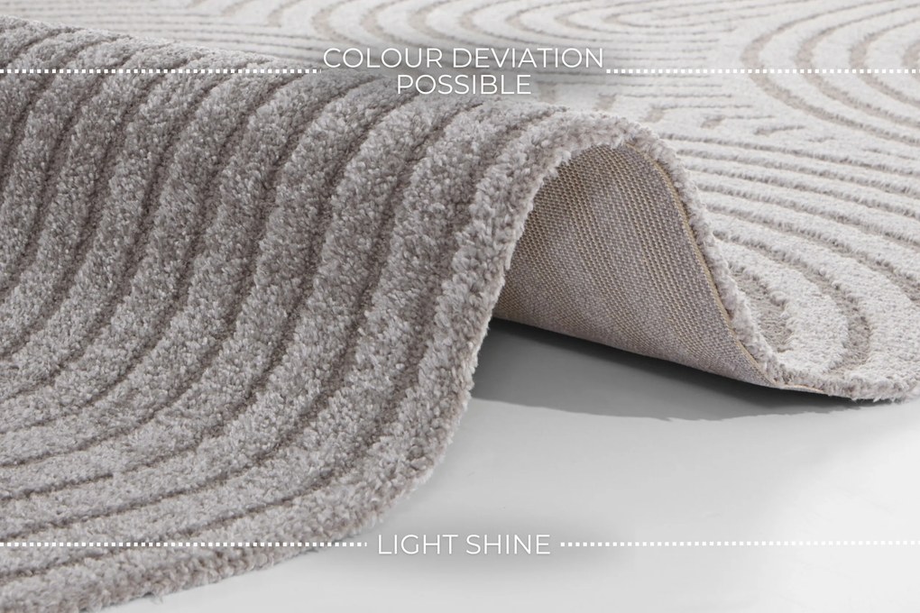 ELLE Decoration, Kusový koberec New York 105085 Grey, 120x170, šedá, obývací pokoj
