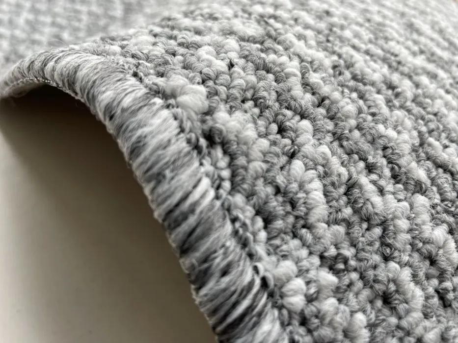 Vopi | Kusový koberec Toledo šedý - 80 x 400 cm