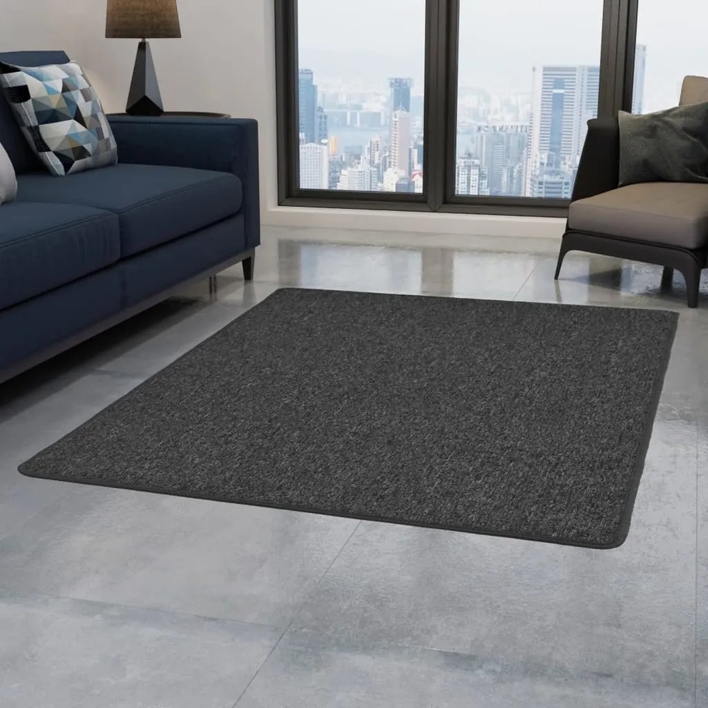 132736 vidaXL Všívaný koberec 120 x 180 cm antracitový