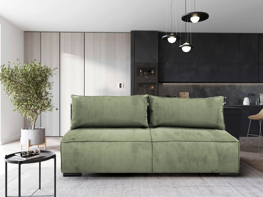 XXXLutz ROZKLÁDACÍ POHOVKA, textil, mátově zelená MID.YOU - Rozkládací pohovky - 001574006309