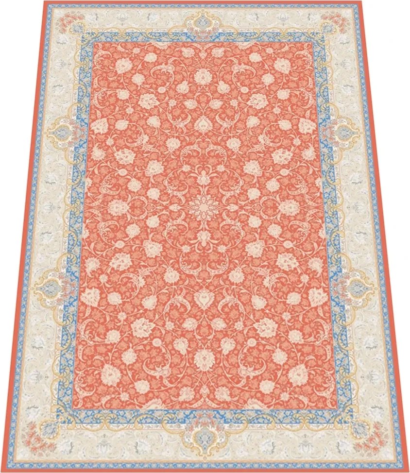 BE Koberec Miras 1202 MADDER RED - červený obdélníkový Rozměr: 150x225 cm