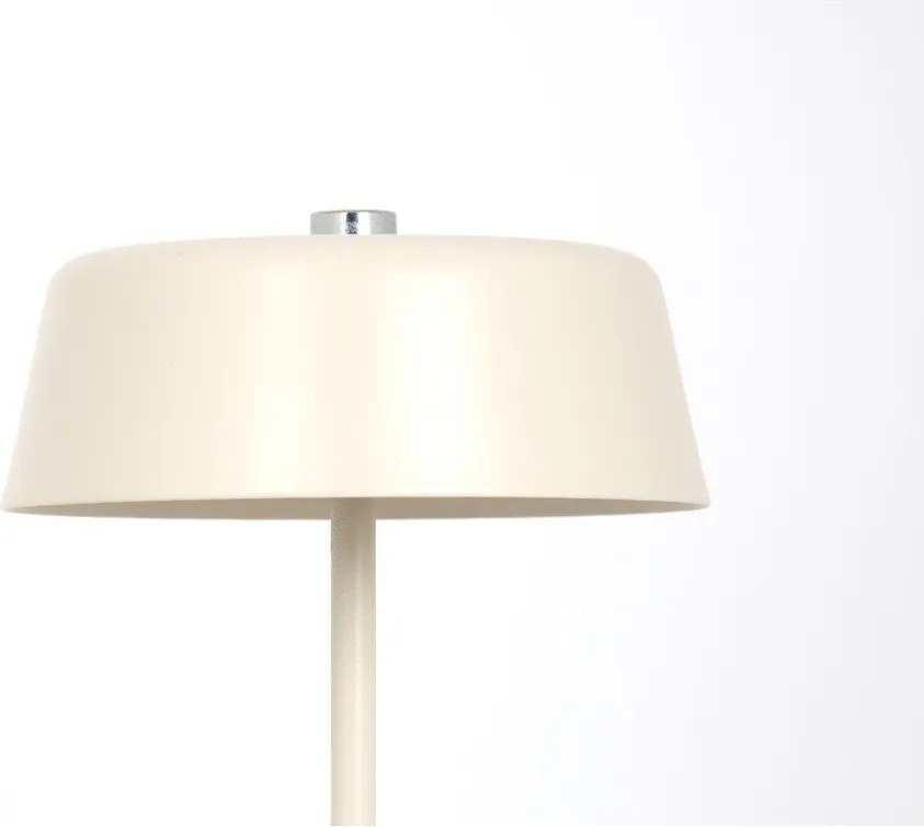 Béžová kovová LED stolní lampa (výška 22,5 cm) Elemental LED – Leitmotiv