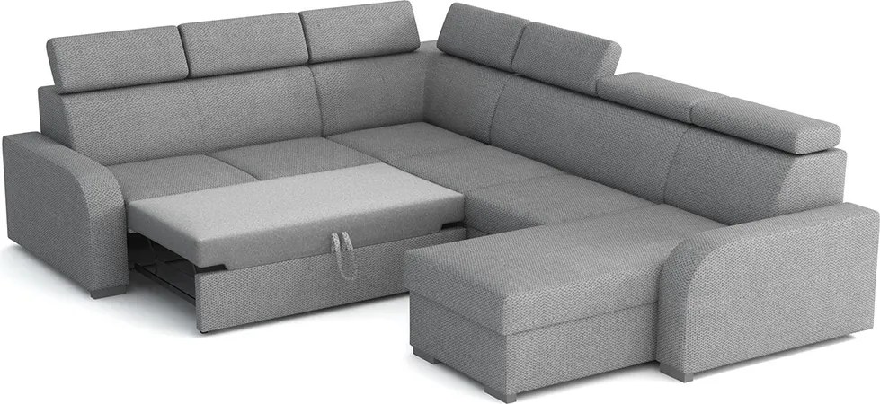 Sedací souprava OSLO U | 250x310x170 | rozkládací + 2x úložný prostor | VÝBĚR TKANIN