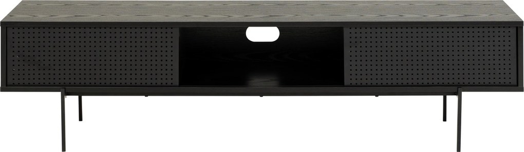 XXXLutz NÍZKÁ KOMODA, černá, barvy jasanu, 180/44,5/40 cm MID.YOU - Online Only TV příslušenství - 001749093901