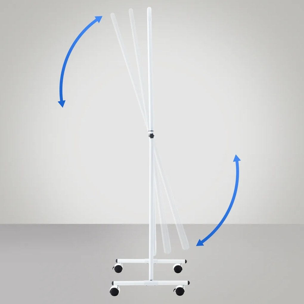 Stojící zrcadlo Medusa 317223 - 166x48x45 cm - Bílá