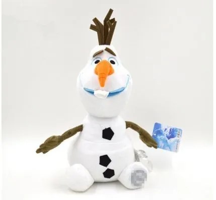 Plyšové postavičky Anna, Elsa, Olaf a ještěrka - Ledové Království 2 Varianta: Olaf, 50 cm