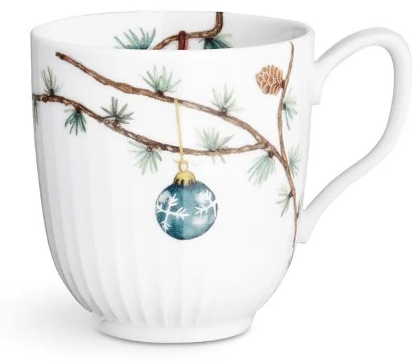 Porcelánový vánoční hrnek Kähler Design Hammershoi Christmas Mug, 330 ml