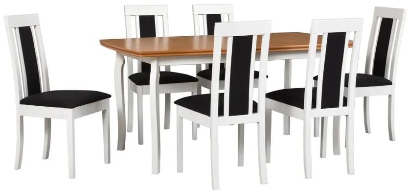Drewmix jídelní židle ROMA 11 dřevo: bílá, látka: látka s doplatkem