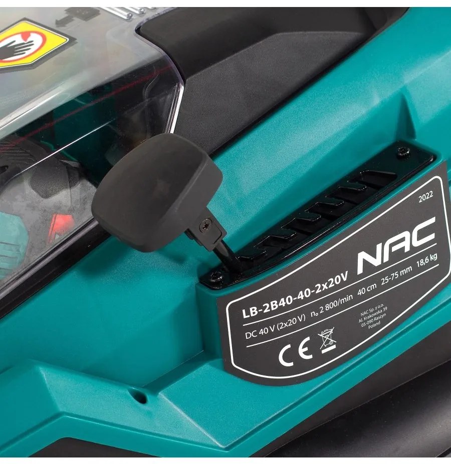 NAC Aku sekačka NAC LB-2B40-40-2x20V  6374040