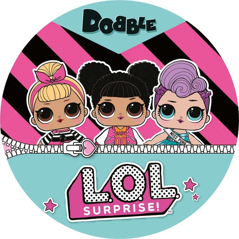ASMODEE Hra postřehová Dobble L.O.L. plechová krabička *SPOLEČENSKÉ HRY* asdolol01cz