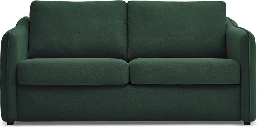 Zelená pohovka na každodenní spaní/rozkládací 178 cm Lenny – Bobochic Paris