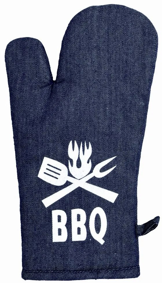 DekorTextil Chňapka Jeans BBQ - šedomodrá