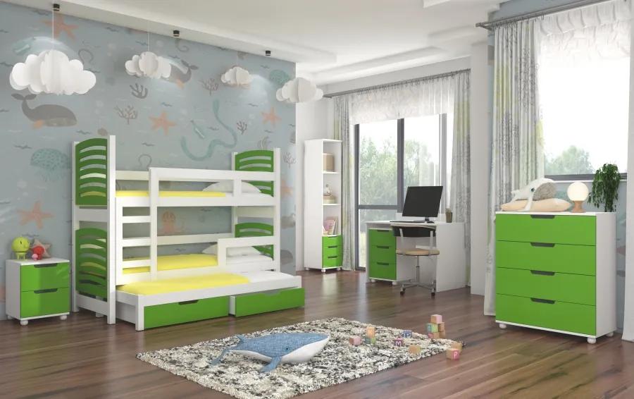 Designový dětský nábytek zelený Dunkeld