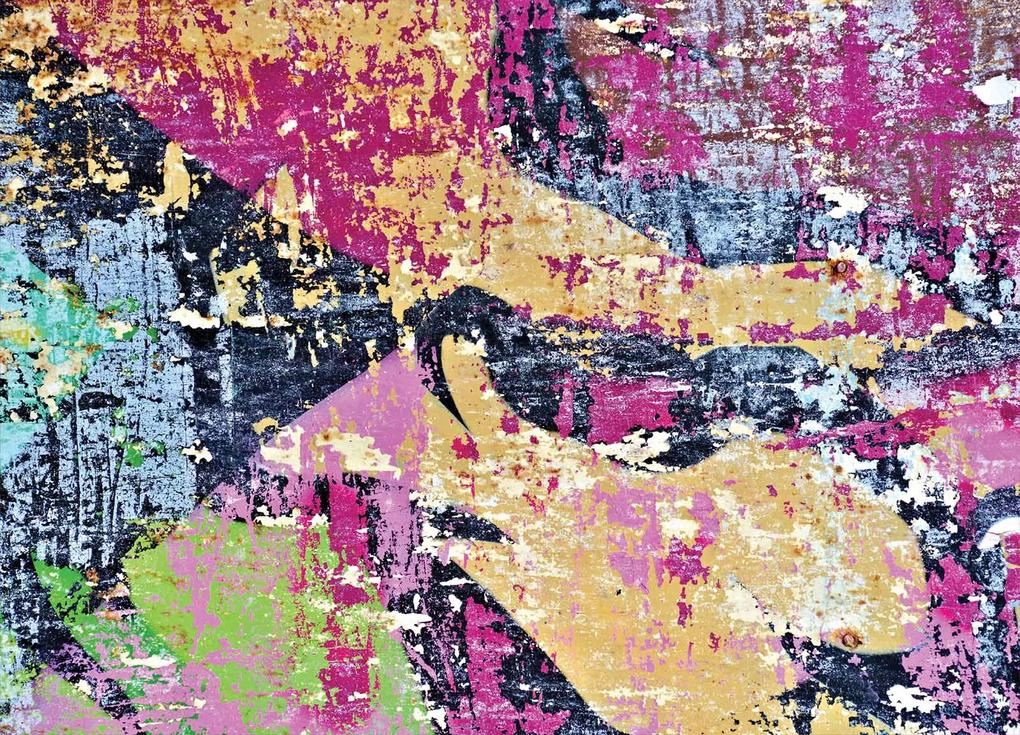 Malvis ® Tapeta Oprýskaná barva Vel. (šířka x výška): 504 x 310 cm