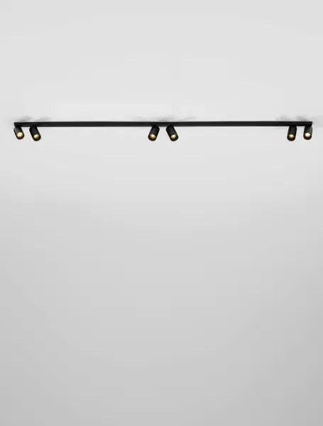 Minimalistické bodové svítidlo Oso 6 Černá