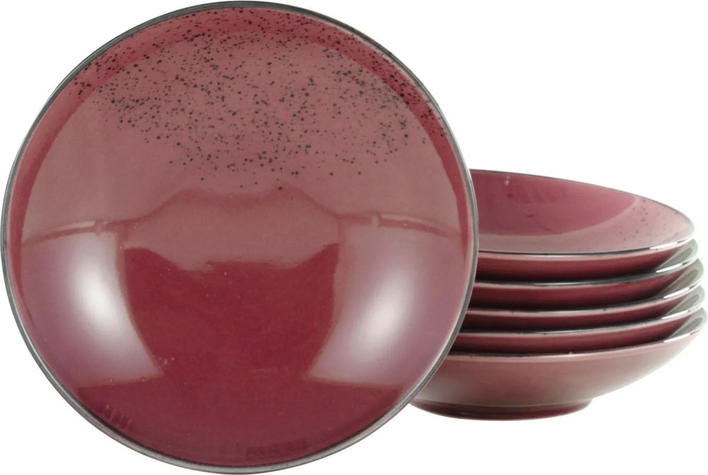 XXXLutz SADA HLUBOKÝCH TALÍŘŮ kamenina keramika 6dílné 22 cm Creatable - Kolekce nádobí - 007768012309