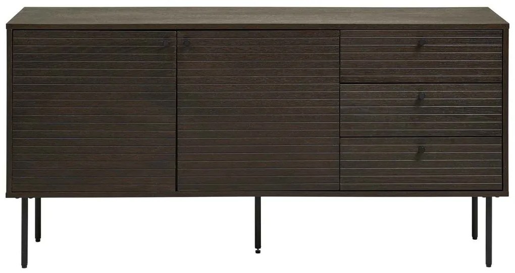Designová komoda Adhara 150 cm kouřová hnědá