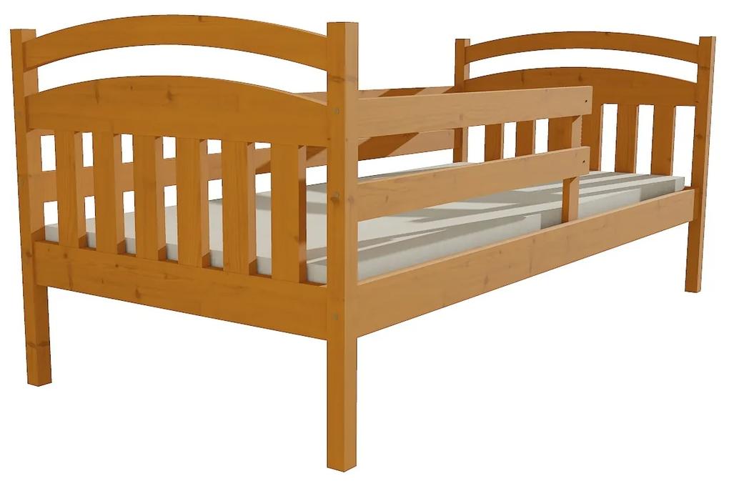 Dětská postel masiv 015 borovice masiv 80 x 200 cm olše