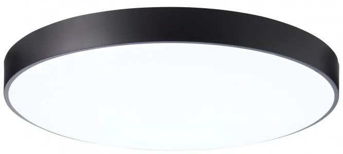Brilliant HK17795S76 Stmívatelné LED svítidlo SLIMLINE černé, průměr 78cm, RC, CCT, Night Light