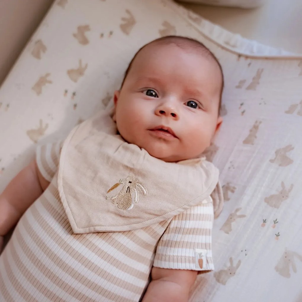 Little Dutch Bryndáček bandana 2 ks Husa Newborn Naturals