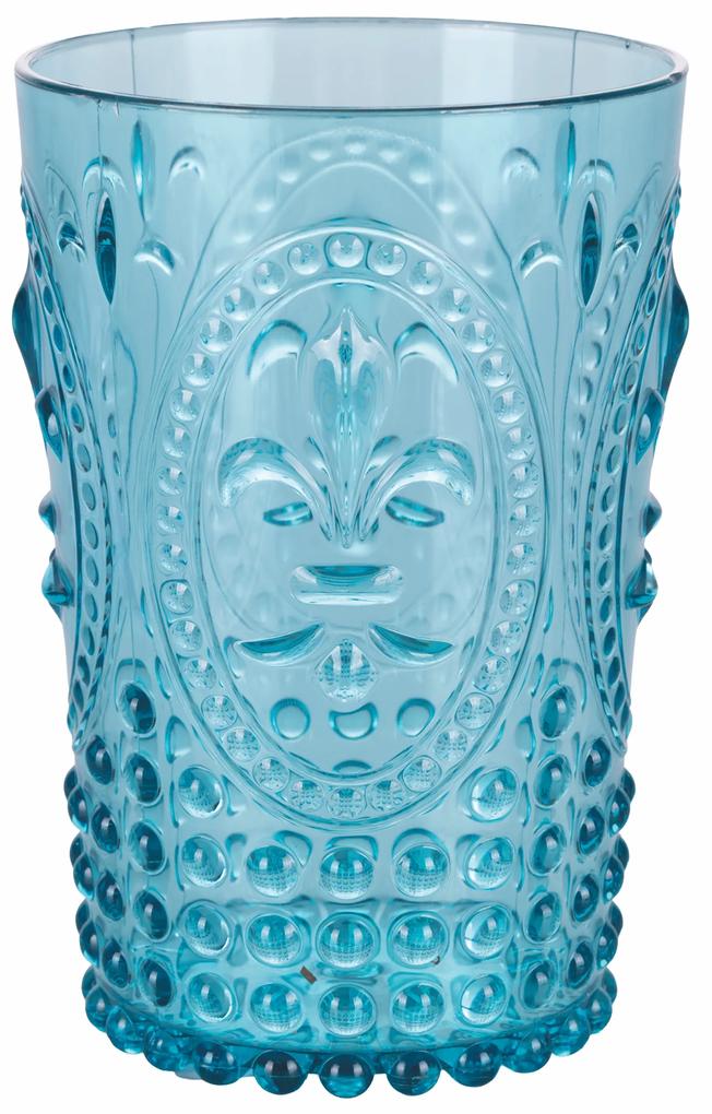 VILLA D’ESTE HOME TIVOLI Set sklenic na vodu Fashion Ocean 400 ml,plast