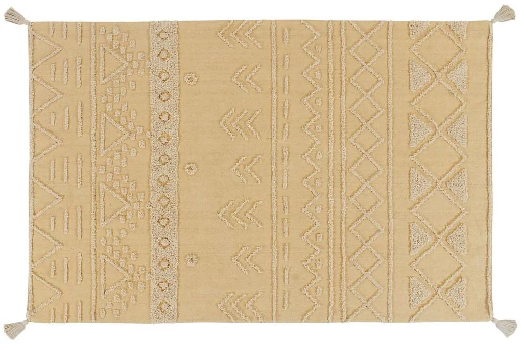 Lorena Canals koberec 170 x 240 kmenový vzor, medový - Re-Edition