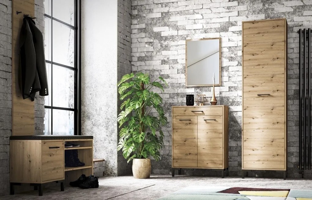 Casarredo - Komfort nábytek Skříň do předsíně WILLOW dub artisan