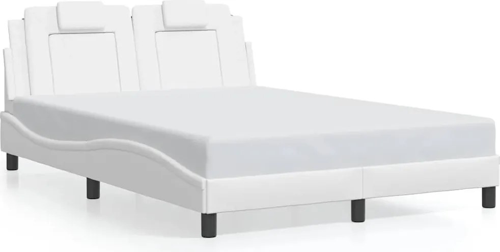 Rám postele Viana bez matrace bílý 120x200 cm umělá kůže 3208083