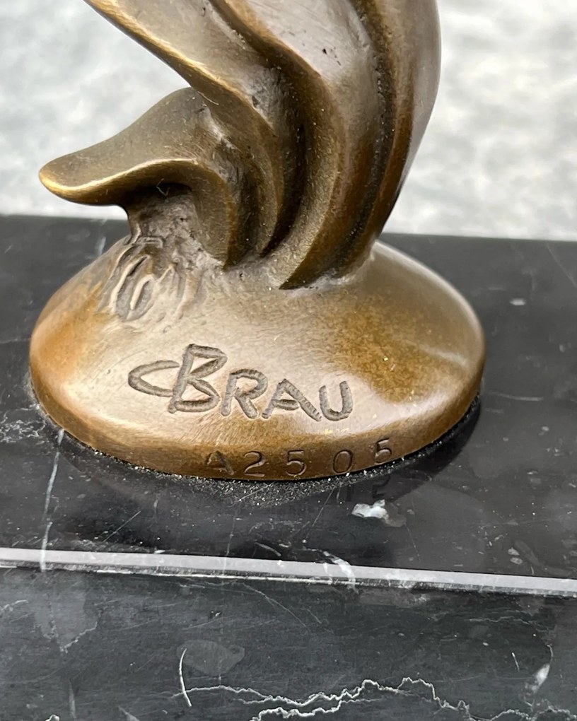 Bronzová socha - LEV ART DECO
