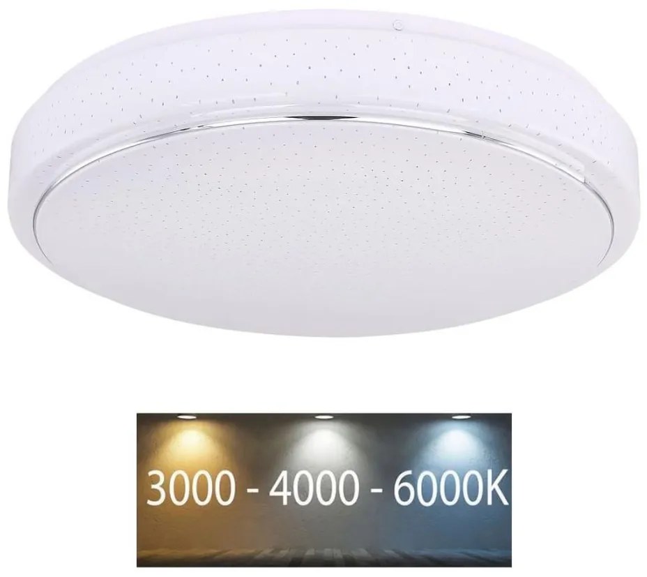 Globo - LED Stropní svítidlo KALLE LED/24W/230V 3000/4000/6000K pr. 37,5 cm 48408-24
