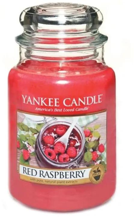 Vonná svíčka Yankee Candle Red Raspberry, velká