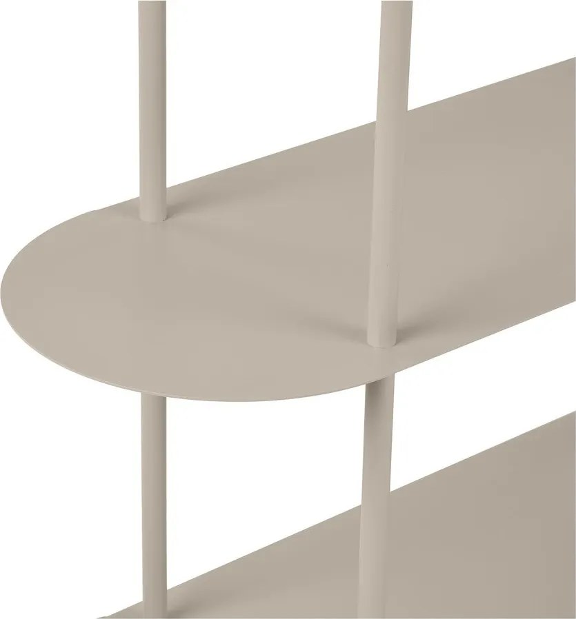 Béžový kovový regál 90x150x31 cm Rieti – House Nordic