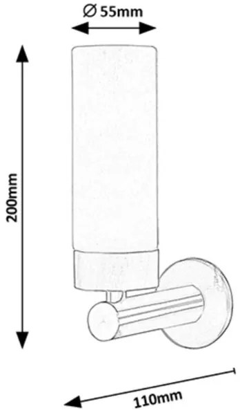 Rabalux 5713 - LED Koupelnové nástěnné svítidlo BETTY LED/4W/230V lesklý chrom