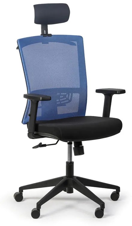 Kancelářská židle FELIX 1+1 ZDARMA, modrá