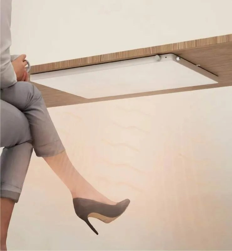 ByeCold | Infrapanel pod stůl | Otočný regulátor | 210W | 60x40 cm | Výhřevnost 3,8m² | LZ0604