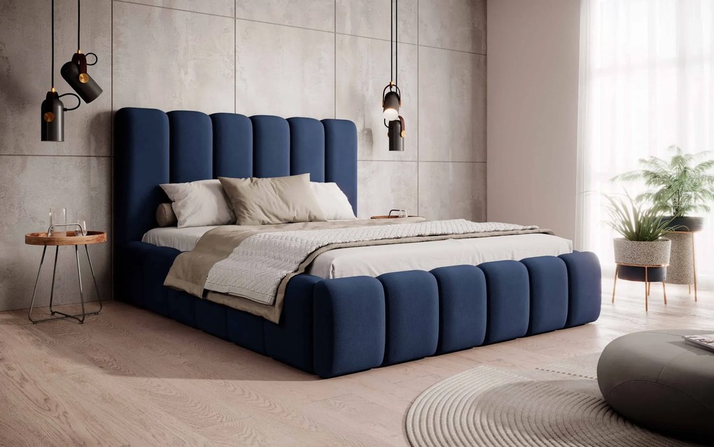 Postel MODEL 14 140x200 modrá - MAGIC VELVET 2216