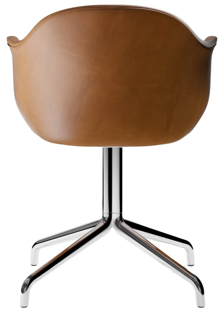 AUDO (MENU) Židle Harbour Swivel Chair, Chrome / Dakar 250, s kolečky