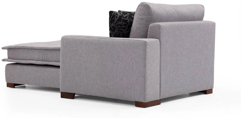 Designová rohová sedačka Wilano 350 cm světle šedá