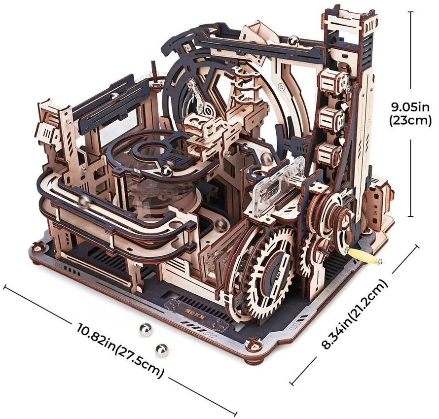 RoboTime 3D skládačka kuličkové dráhy Kosmodrom
