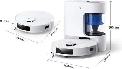 Ecovacs Deebot N20 PLUS bílá / Robotický vysavač / vysávání  mopování