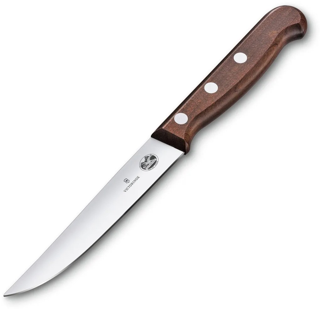 VICTORINOX Sada steakových nožů 12 cm s dřevěnou rukojetí 2 ks rovné ostří